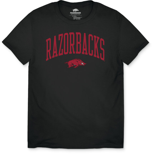 Official Arkansas Razorbacks Logo Mascot Arch Cotton Youth T-Shirt ...