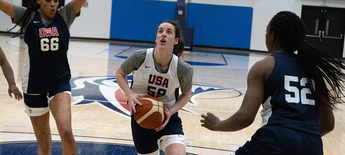 Caitlin Clark Now Playing Veteran Role in Seeking to Make USA U19 World Cup Team - USA Basketball