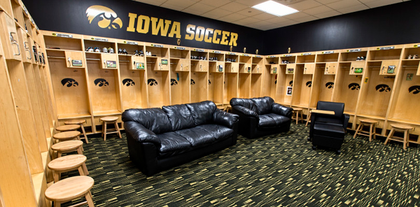Iowa Soccer Locker Room – University of Iowa Athletics